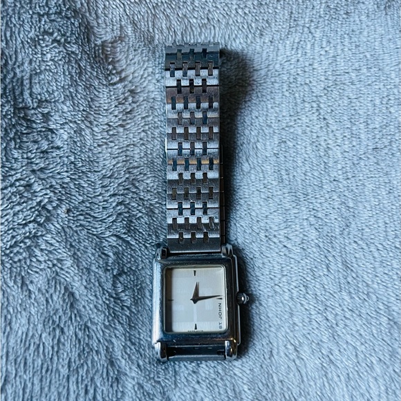 St. John | Accessories | St John Wristwatch Unisex Silver Tone Swiss ...